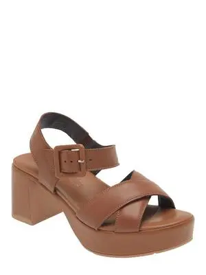 Naot Naot Elite Platform Sandal Caramel Leather