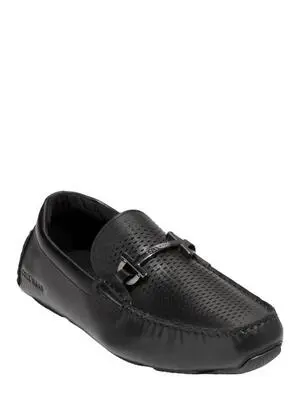 Cole Haan Grand Laser Bit Driving Loafer - Black/black