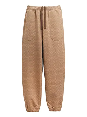 COACH Coach Signature Joggers Tan Signature