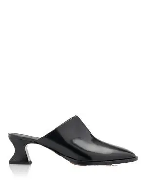 Bottega Veneta Cha-cha Vinyl Mules - Black