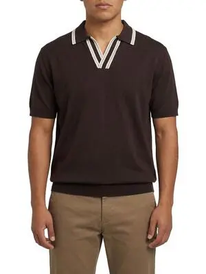 PAOLO PECORA Polo Shirt - Brown