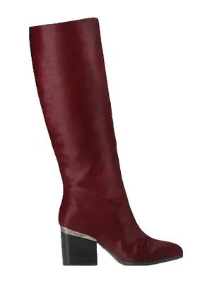 Hogan HOGAN Leather Boots Burgundy