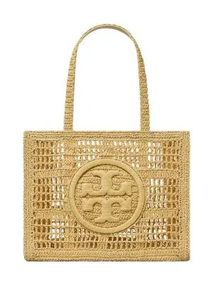 Tory Burch Ella Small Hand Crochet Tote - Natural