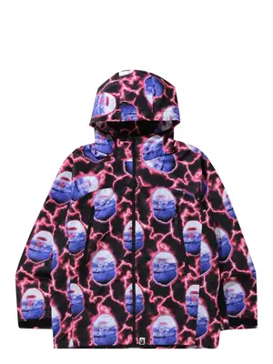 A BATHING APE Lightning Hooded Jacket - Black