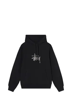 StÜssy Basic Applique Hoodie - Black