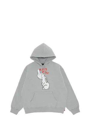 Supreme X Undercover Anti You Hooded Sweatshirt - Grey