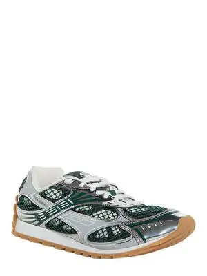 Bottega Veneta Orbit Low Top Sneakers Emerald