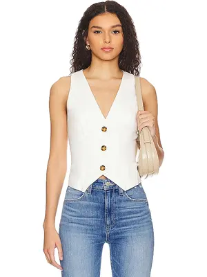 LOVERS AND FRIENDS Asa Vest - Ivory