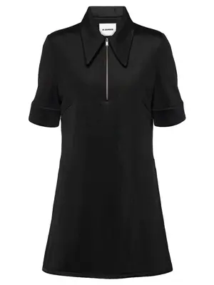 JIL SANDER Polo Dress - Black