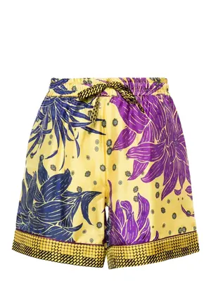PIERRE-LOUIS MASCIA Pierre-Louis Mascia Aloe Silk Shorts