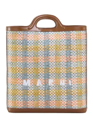 Marni Woven Tote Bag - Pink