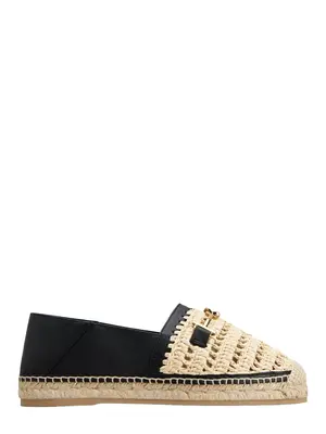 TOD'S Tod's Woven-raffia Espadrilles