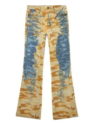 Diesel P-fro-dev Straight-leg Trousers - Yellow