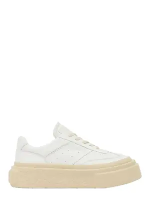 MAISON MARGIELA Chunky Gambetta Leather Sneakers - White