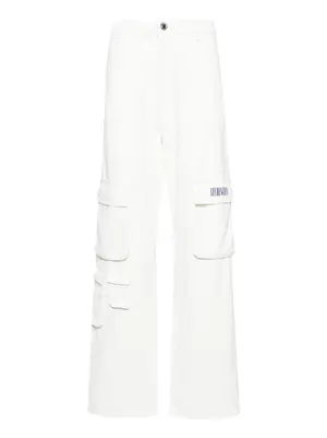 LES BENJAMINS Denim Cargo Pants - White