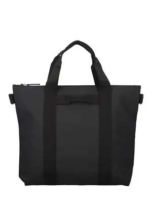 Rains Zipped Tote Bag - Black