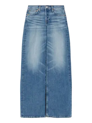 RE/DONE Mid-rise Wide-leg Jeans - Blue