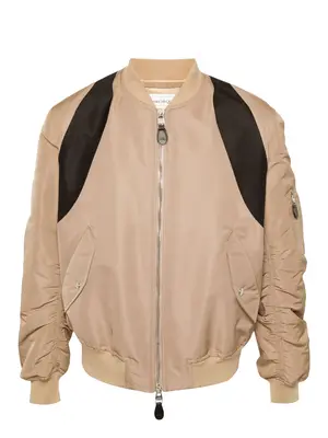 ALEXANDER MCQUEEN Alexander McQueen Contrasting-Panel Bomber Jacket