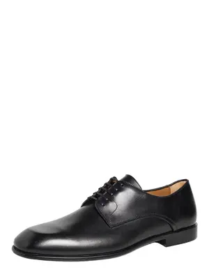 FERRAGAMO Fosco Lace-up Dress Shoes - Nero