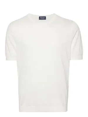 DRUMOHR Fine-knit T-shirt - White