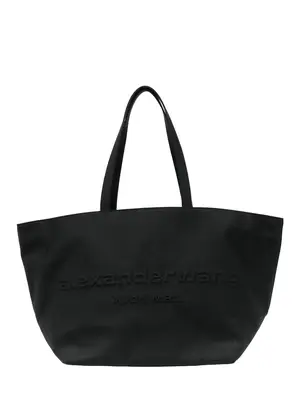 Alexander Wang Logo-embossed Tote Bag - Black