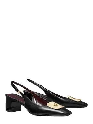 Tory Burch Georgia Slingback Heel - Perfect Black