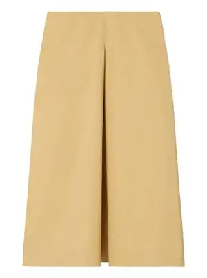 Tory Burch Pleated Poplin Skirt - Summer Sand