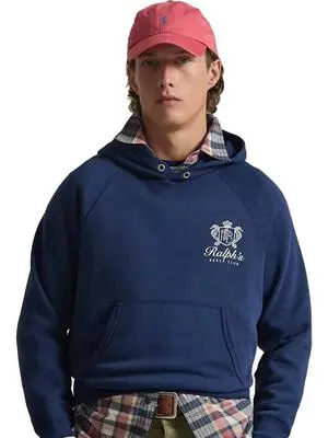 Ralph Lauren Vintage Fit Fleece Graphic Hoodie - Dark Cobalt