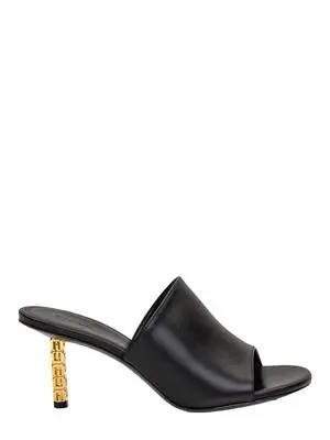 Givenchy Givenchy G Cube Leather Mules Black