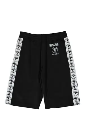 Moschino Contrasting Band Shorts - Black