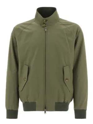BARACUTA G9 Harrington Bomber Jacket - Green