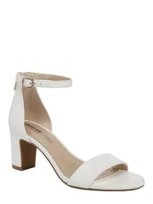 LIFESTRIDE Florence Ankle Strap Sandal - White