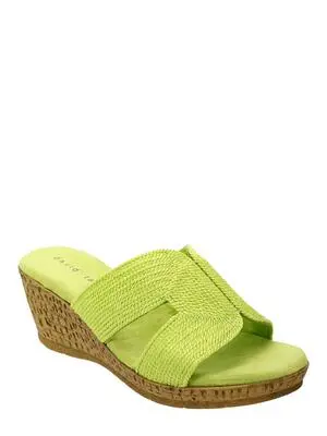 DAVID TATE David Tate Vibe Wedge Slide Sandal Citrus