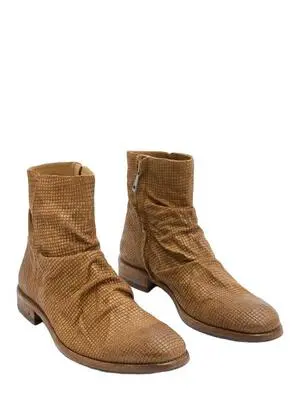 John Varvatos John Varvatos Morrison Sharpei Ankle Boots Clay Brown