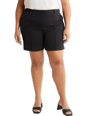 Lyssé Stretch Twill Shorts - Black
