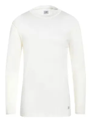 C.P. COMPANY Cotton Knit Sweater - Off White