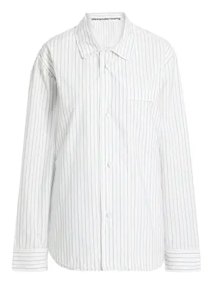 ALEXANDER WANG Alexander Wang Striped Poplin Shirt