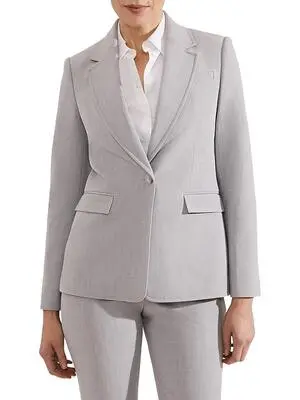 HOBBS LONDON Lauren Blazer - Pale Gray