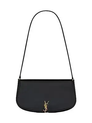 Saint Laurent Voltaire Shoulder Bag - Black Leather/gold