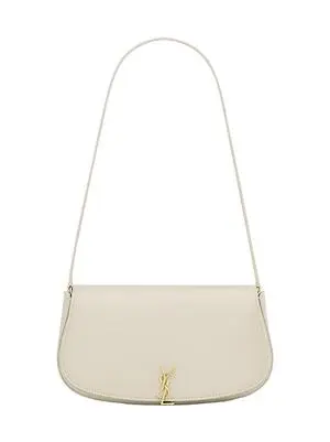 Saint Laurent Voltaire Shoulder Bag - Crema Soft Leather/gold