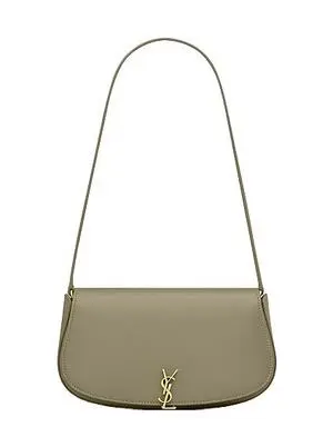 Saint Laurent Voltaire Shoulder Bag - Strong Moss Leather/gold