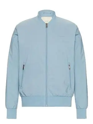Calvin Klein Matte Bomber Jacket - Faded Denim