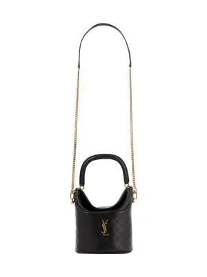 Saint Laurent Gaby Bucket Bag - Black