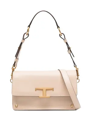TOD'S T Timeless Shoulder Bag - Neutrals