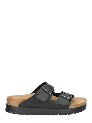 BIRKENSTOCK Arizona 25mm Platform Slides - Black