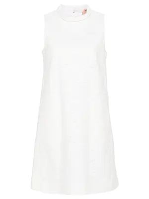 N°21 Corded-lace Mini Dress - White