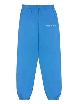 SPORTY & RICH Logo-print Track Pants - Blue