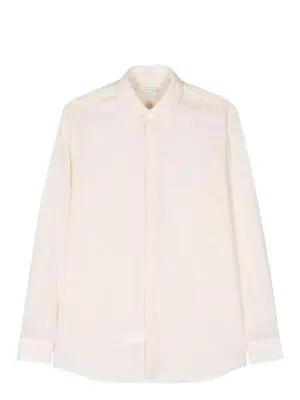 Caruso Poplin Tencel Shirt - Neutrals