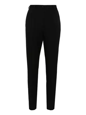 Dolce & Gabbana High-waist Slim-fit Trousers - Black