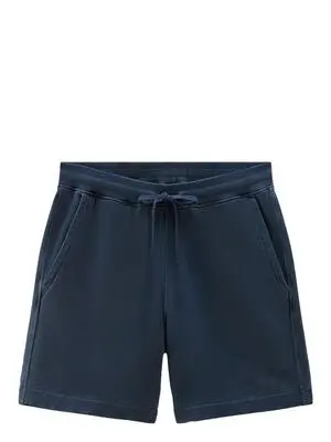 Woolrich Cotton Track Shorts - Blue